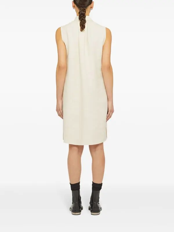 JIL SANDER Pearl-embroidered Shirt Dress