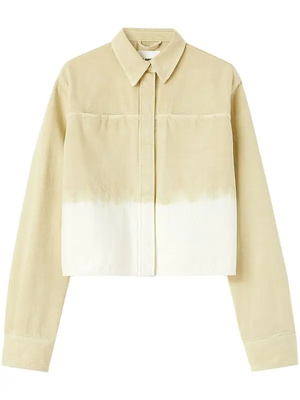 JIL SANDER Gradient-effect Denim Shirt