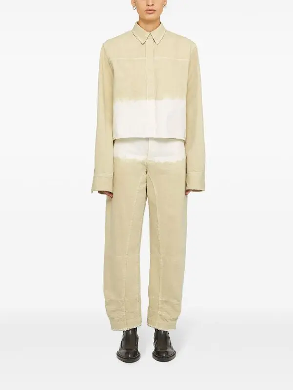 JIL SANDER Gradient-effect Denim Shirt