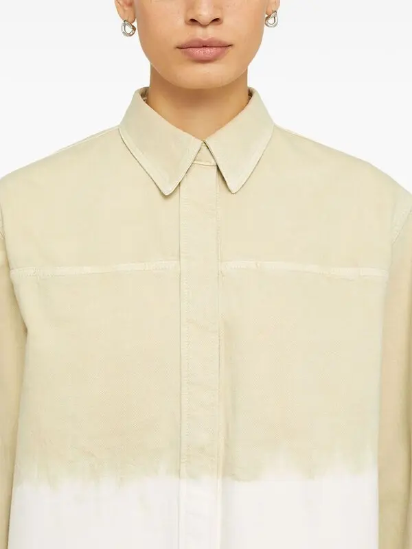 JIL SANDER Gradient-effect Denim Shirt