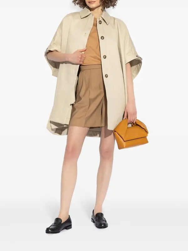 Max Mara Monogram-embroidered Cotton T-shirt - Neutrals