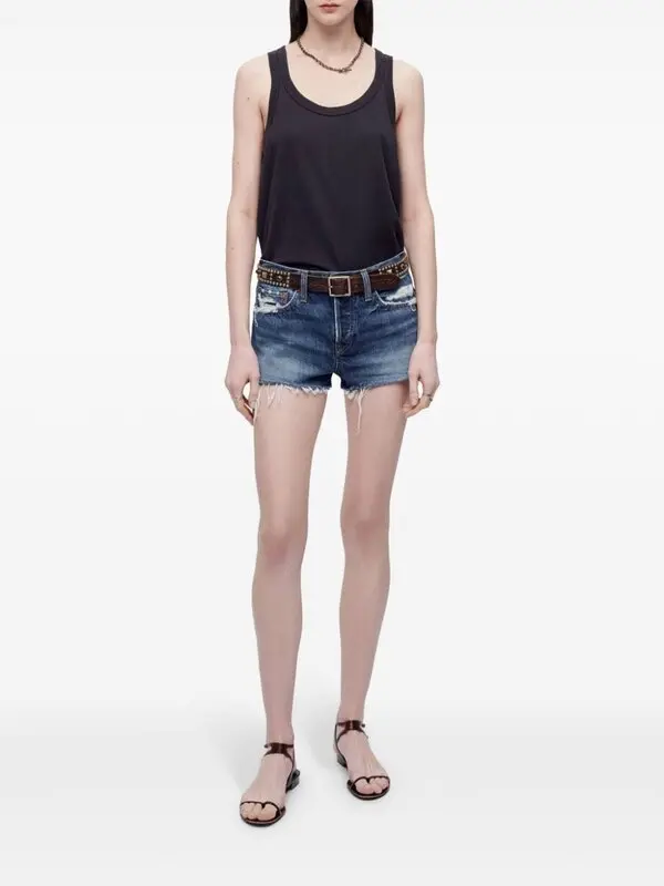 RE/DONE Mid-rise Denim Shorts