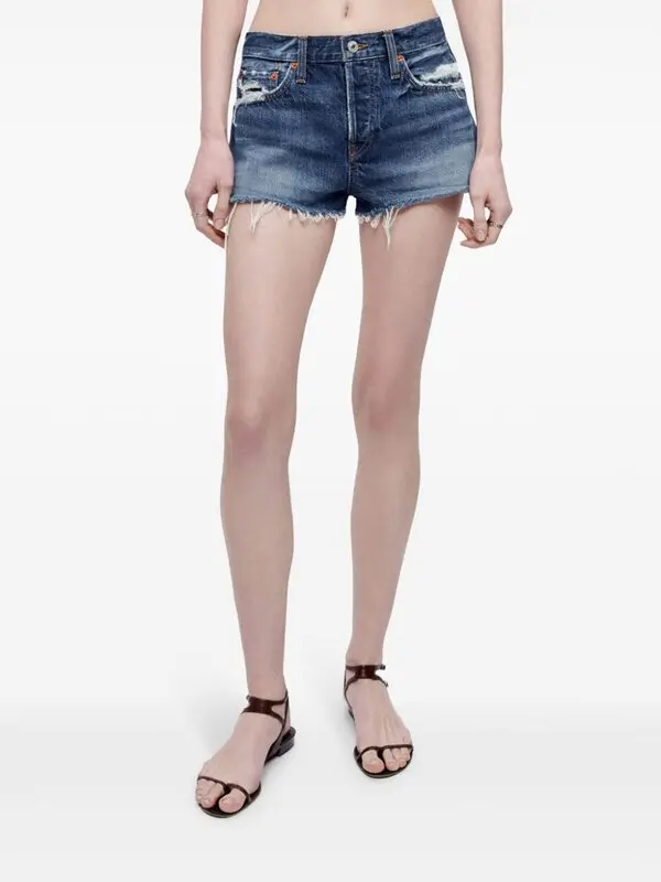 RE/DONE Mid-rise Denim Shorts