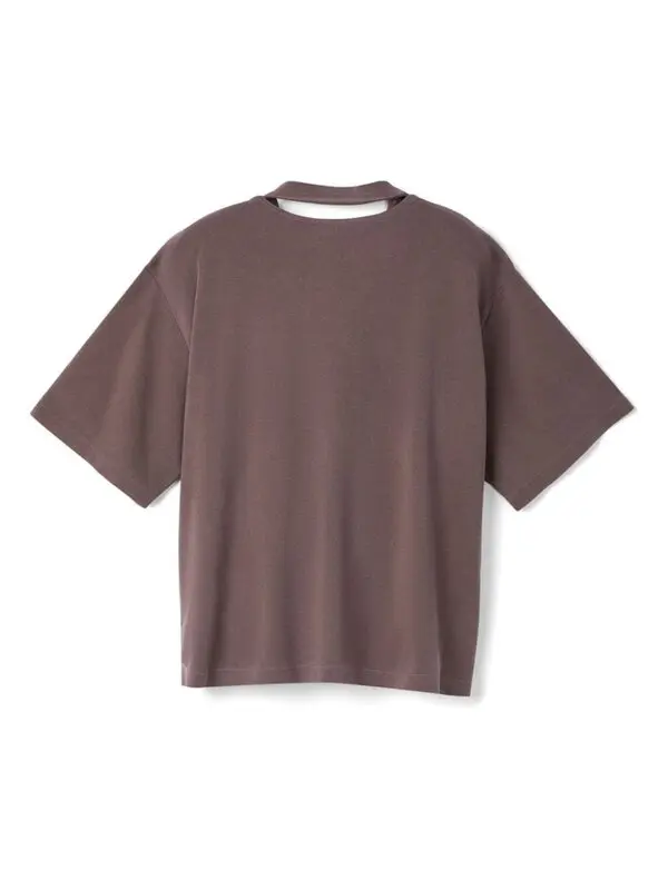 Camper Logo-embroidered T-shirt - Brown