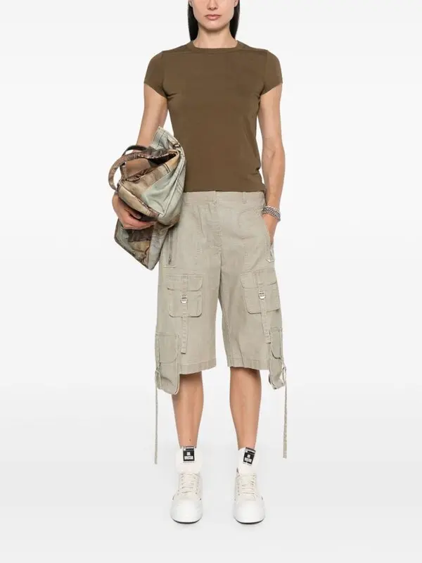 Rick Owens Level Cropped T-shirt - Green