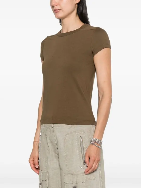 Rick Owens Level Cropped T-shirt - Green