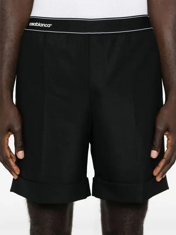 Casablanca Tailored Twill Shorts