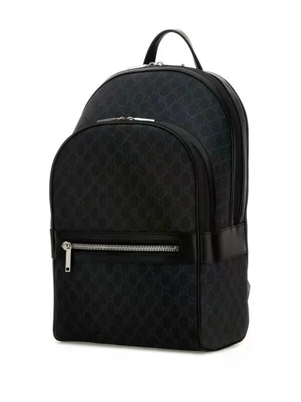 Gucci Monogram-pattern Canvas Backpack
