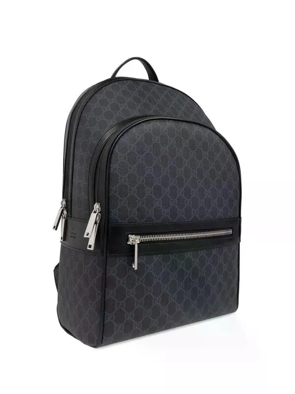 Gucci Monogram-pattern Canvas Backpack
