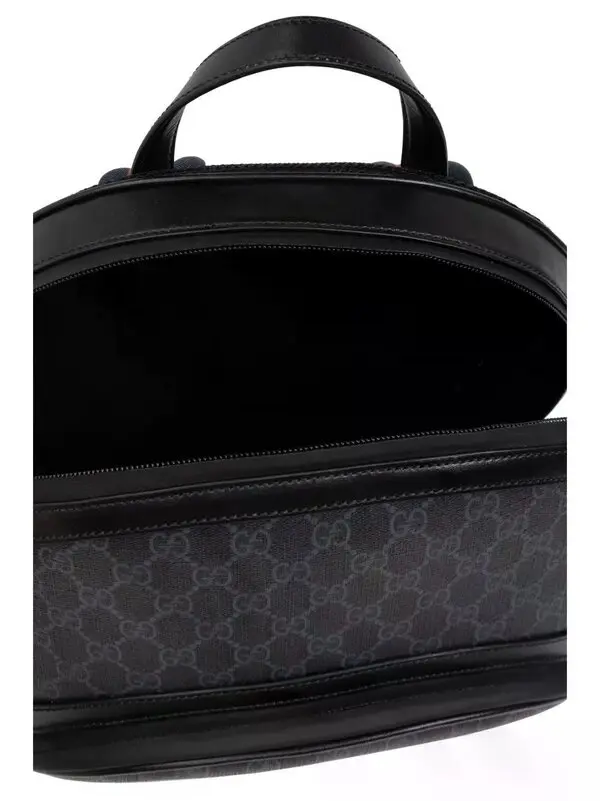 Gucci Monogram-pattern Canvas Backpack