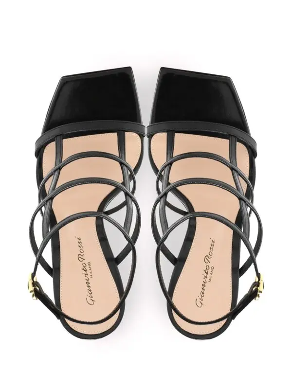 GIANVITO ROSSI Mondry 95mm Strappy Sandals - Black