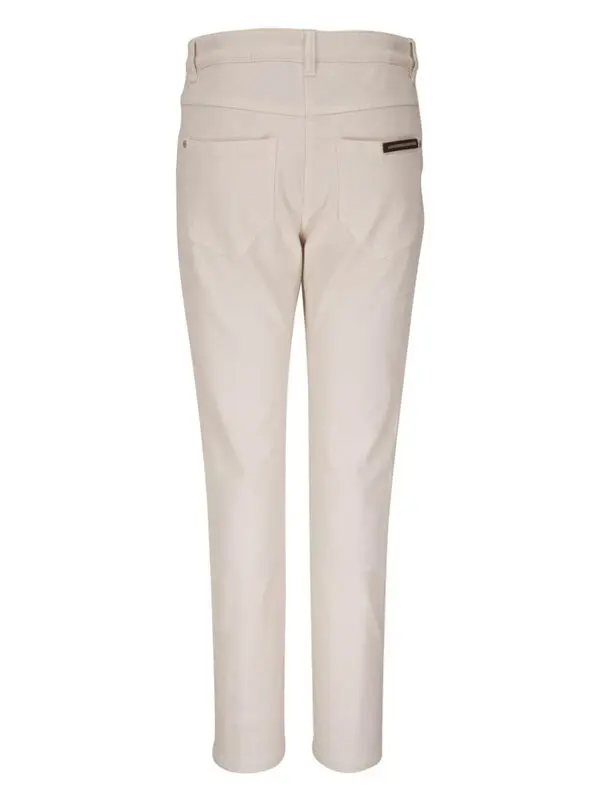 Brunello Cucinelli Slim-cut Trousers With Monili Detail