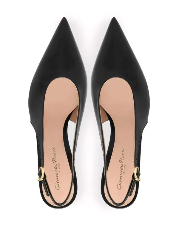 GIANVITO ROSSI Robbie 85mm Slingback Pumps - Black