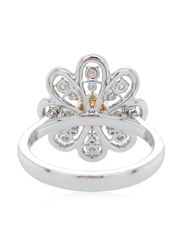 HYT JEWELRY 18kt Yellow Gold, Palladium, And Diamond Ring
