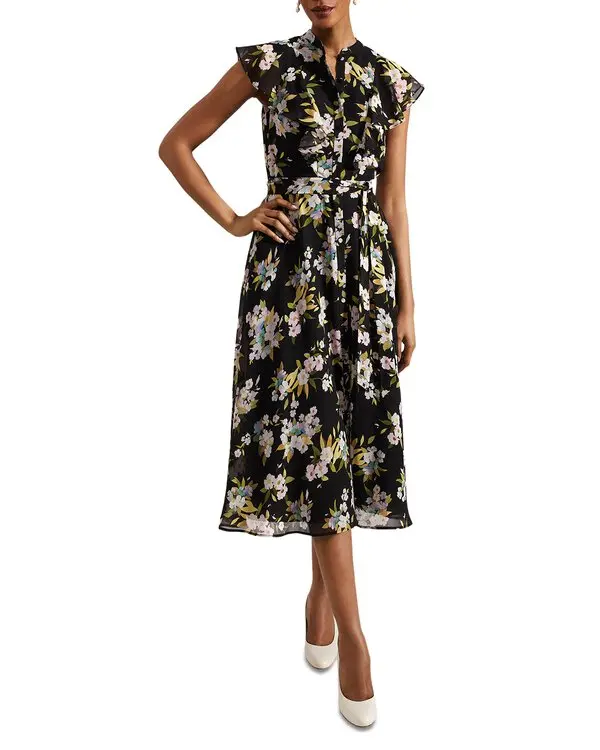 HOBBS LONDON Erica Midi Dress