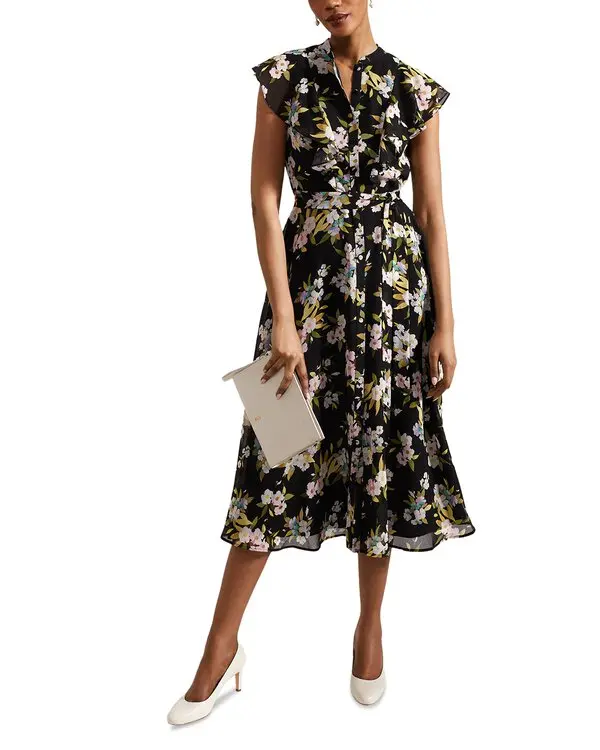 HOBBS LONDON Erica Midi Dress