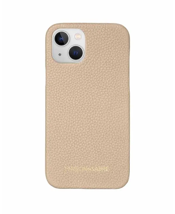 MAISON DE SABRE Leather Phone Case - Saharan Nude