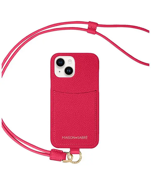 MAISON DE SABRE Sling Phone Case - Shibuya Fuchsia