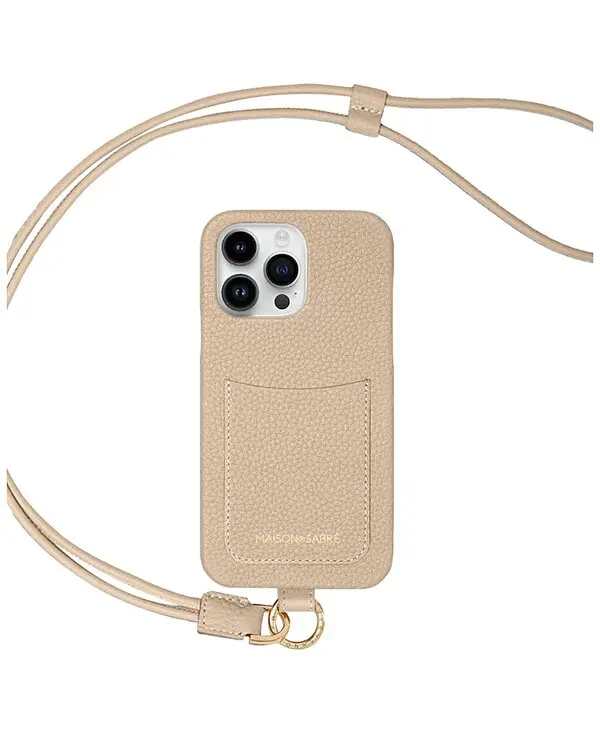MAISON DE SABRE Sling Phone Case - Saharan Nude