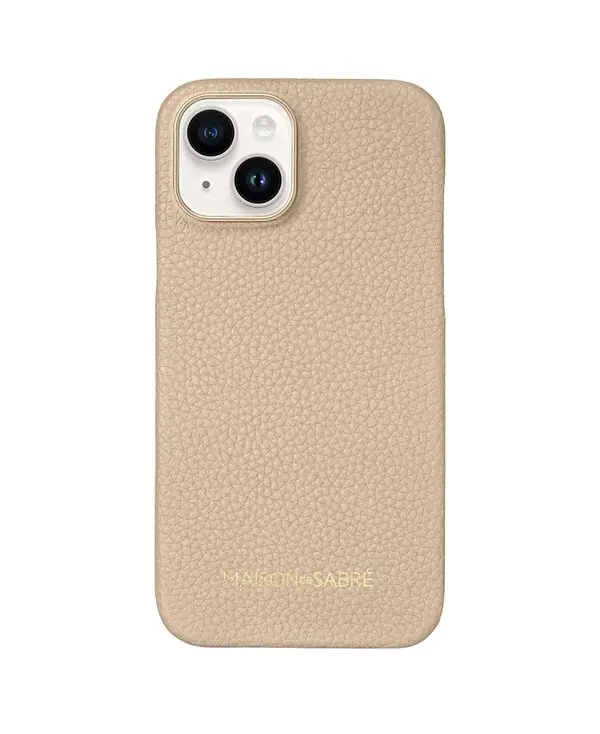 MAISON DE SABRE Leather Phone Case - Saharan Nude