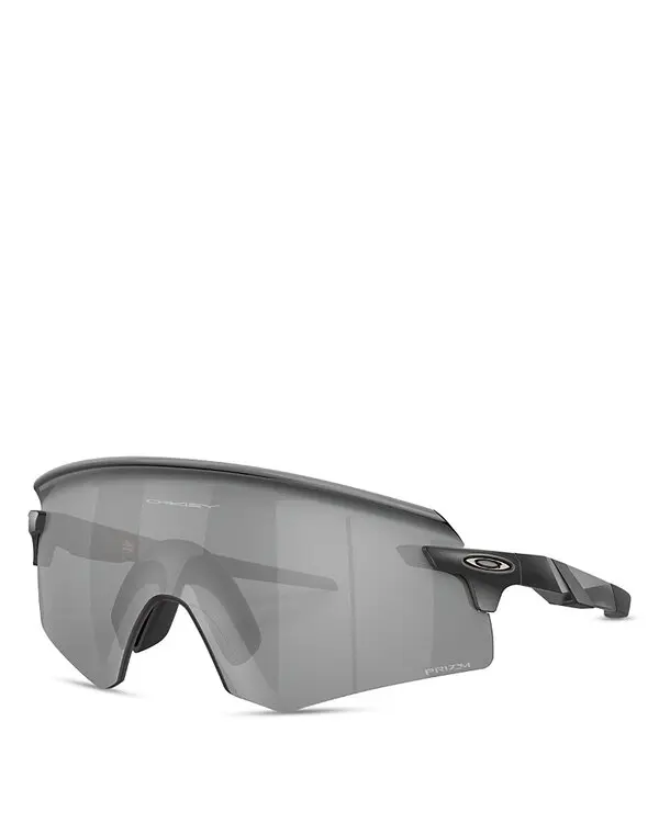 Oakley Encoder Rectangular Sunglasses - Black/gray Solid