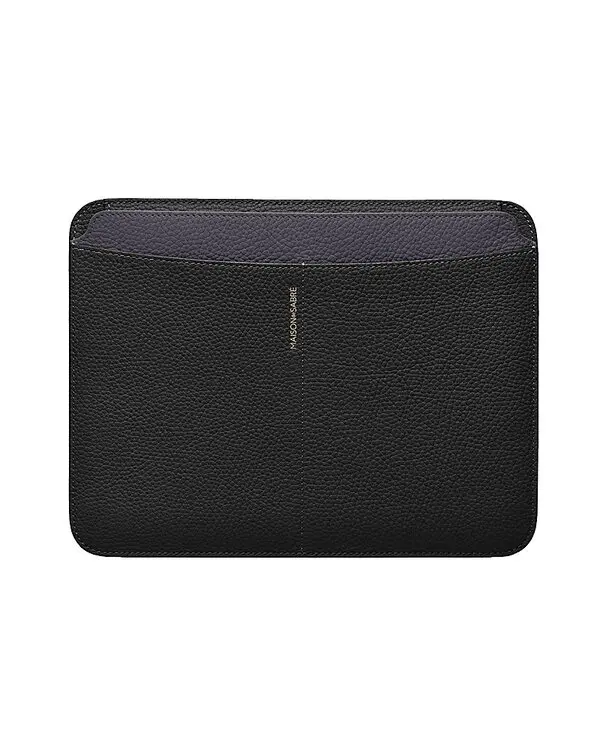 MAISON DE SABRE Leather Ipad Case - Graphite Caviar