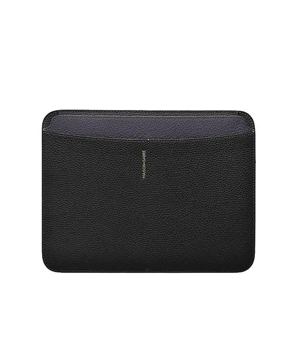 MAISON DE SABRE Leather Ipad Case - Graphite Caviar