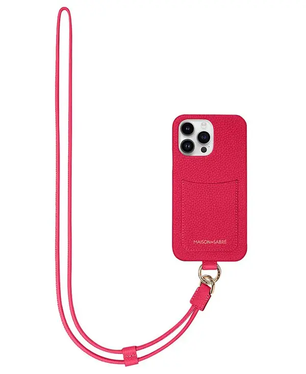 MAISON DE SABRE Sling Phone Case - Shibuya Fuchsia