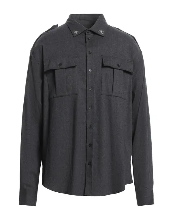 Dsquared2 Shirt Size Virgin Wool, Elastane - Charcoal