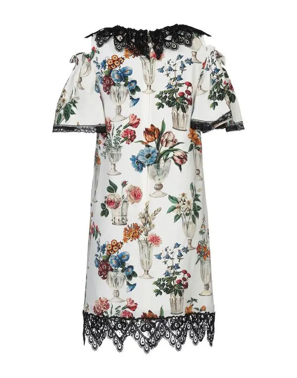 Dolce & Gabbana Mini Dress With Floral Design