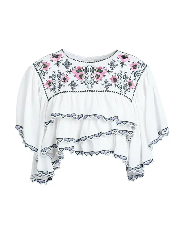 Isabel Marant Étoile Embroidered Crepe Top