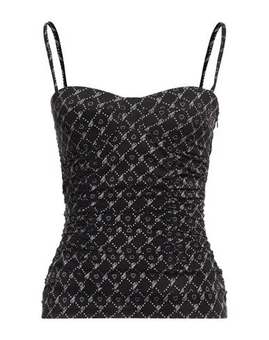 Pinko Logo-print Top - Black