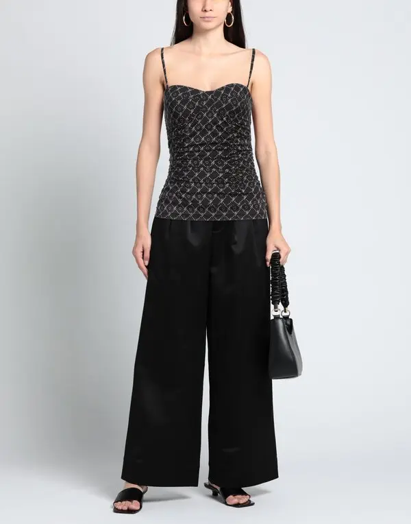 Pinko Logo-print Top - Black