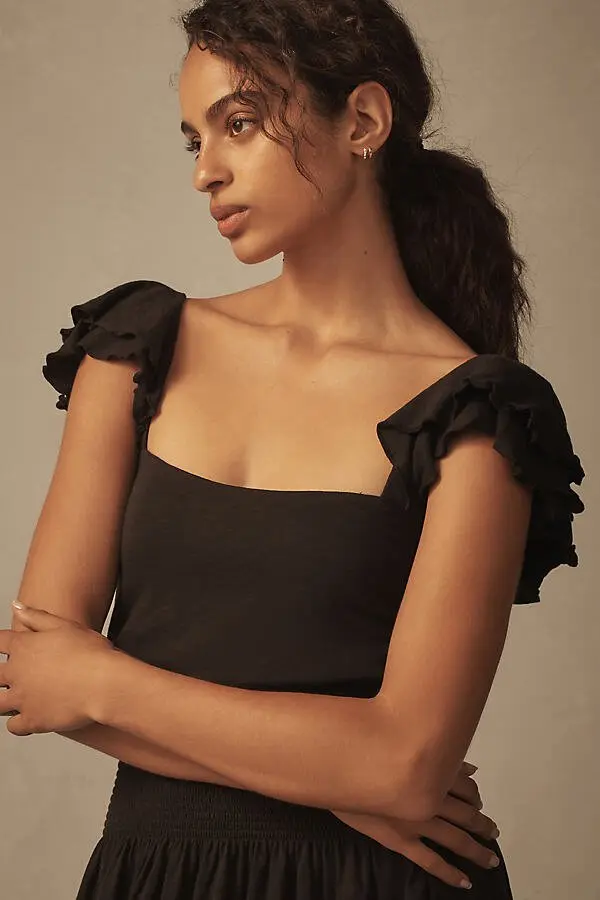 Nation Ltd Brittini Smocked-waist Midi Dress
