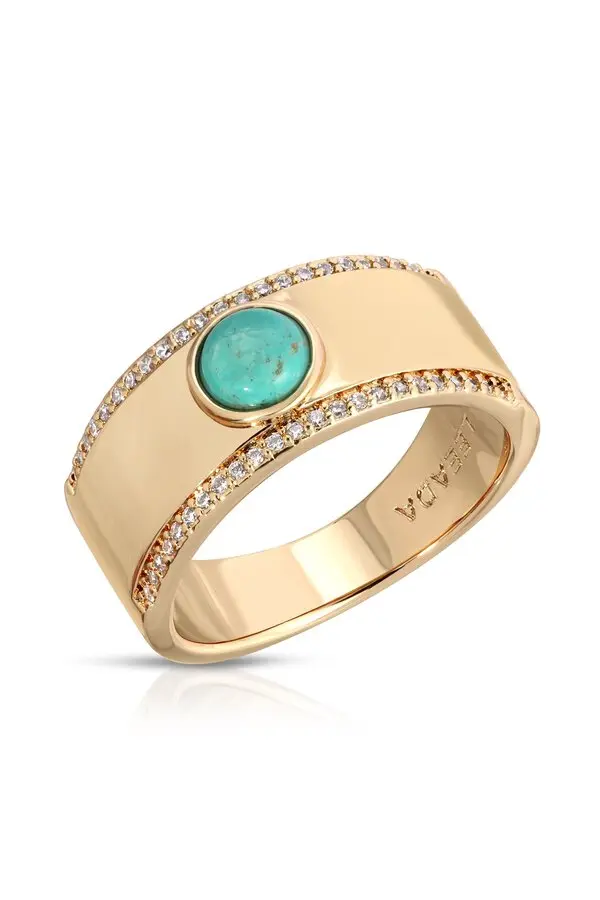LEEADA Fortuna Cigar Ring - Gold