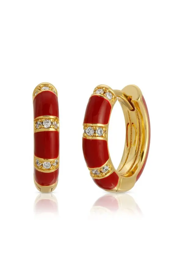 LEEADA Lamill Huggie Earrings - Gold