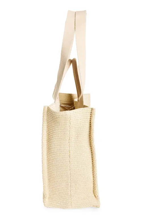 Marni Small Woven Tote Bag - White