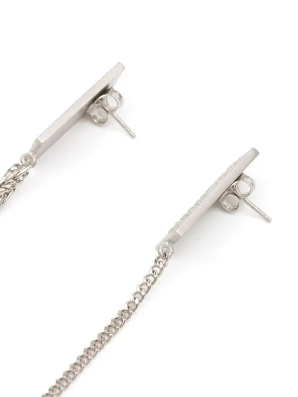 MAISON MARGIELA Numbers-motif Drop Earrings