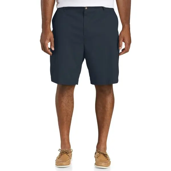 NAUTICA Big & Tall Deck Stretch Shorts - Navy