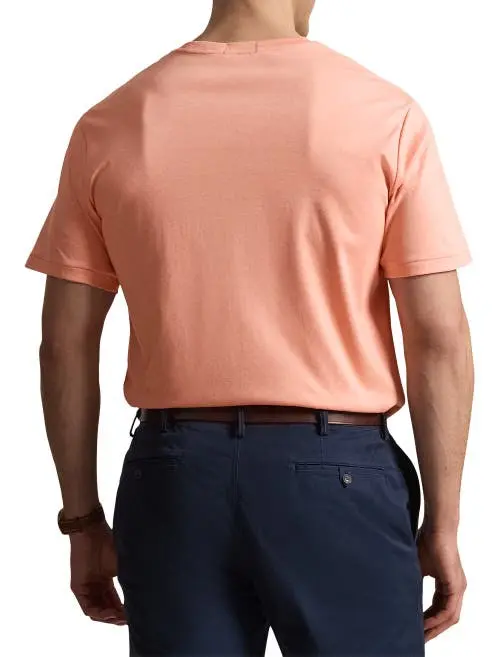 Polo Ralph Lauren Big & Tall Soft Touch T-shirt - Soft Orange Heather