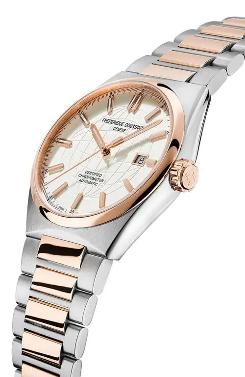 FREDERIQUE CONSTANT Highlife Cosc Automatic Watch - Two-tone