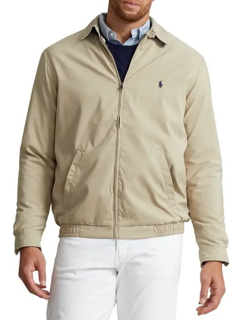 Polo Ralph Lauren Big & Tall Microfiber Windbreaker - Sand