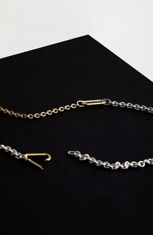 KLOTO Mono Two-tone Chain Necklace