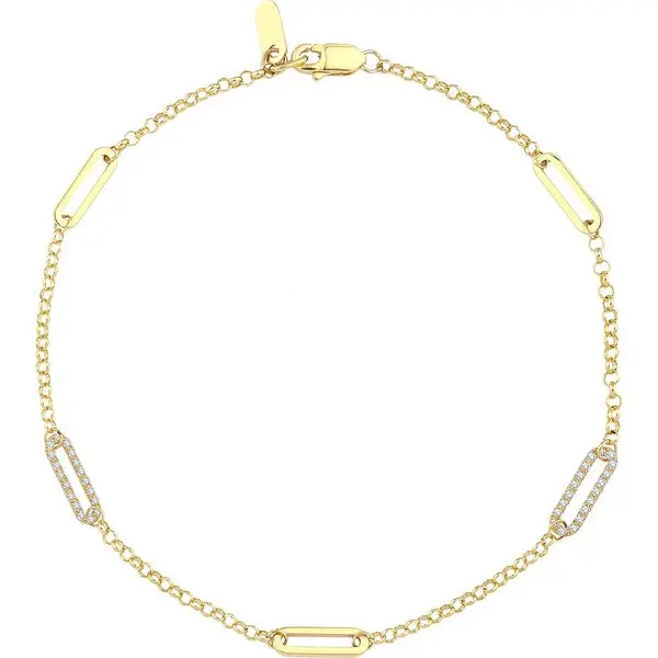 KLOTO Order Diamond Chain Bracelet - Gold