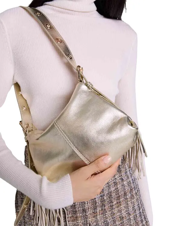 Maje Miss M Mini Bag - Gold