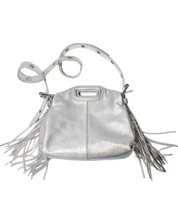 Maje Miss M Mini Bag - Silver