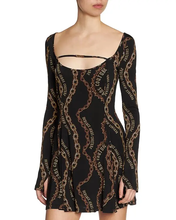 versace gold chain dress 1994 Gianni Versace Runway Chainmail Dress