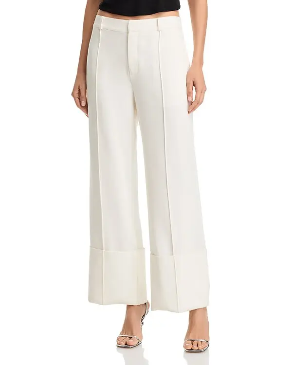 Cinq À Sept Alliston Wide Leg Trousers - Ivory