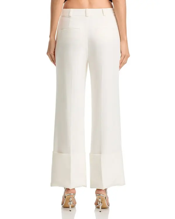 Cinq À Sept Alliston Wide Leg Trousers - Ivory