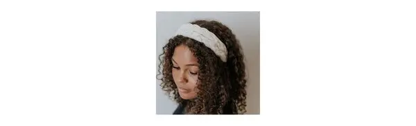 HEADBANDS OF HOPE Blushing Braid Headband - Ivory